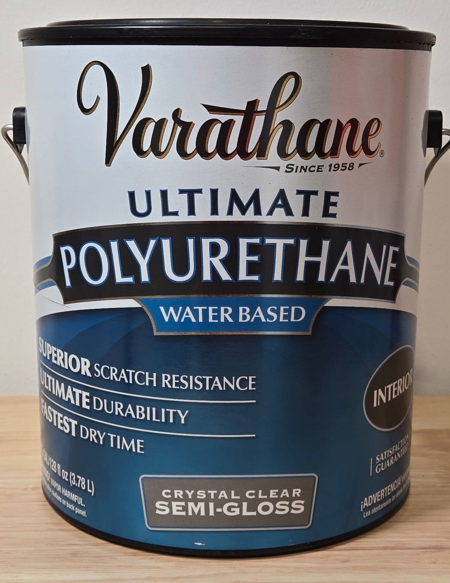 Varathane 1 Gal. Clear Semi-Gloss Water-Based Interior Polyurethane Ga